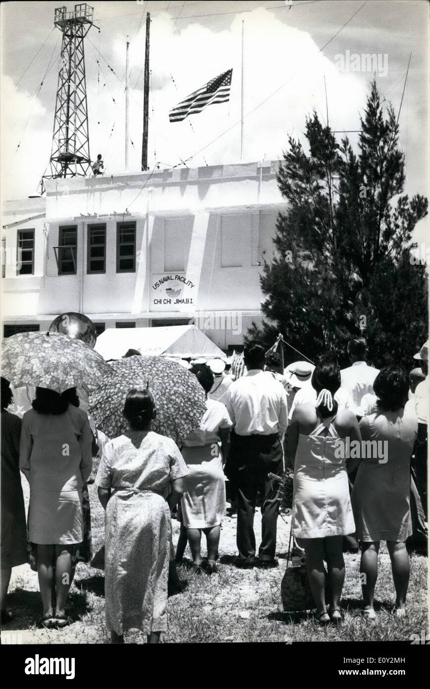Jun. 06, 1968 - Bonin Islands returned to Japan. Chichijima islanders ...