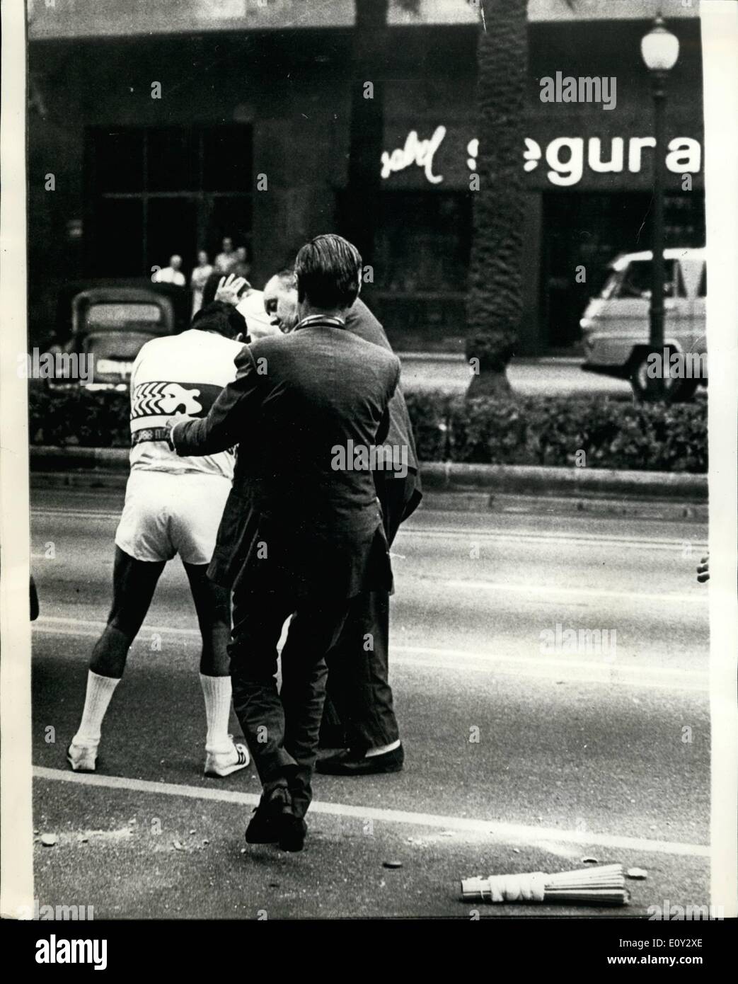 Sep. 09, 1968 - Olympic Torch Explodes Explodes During Journey Across ...