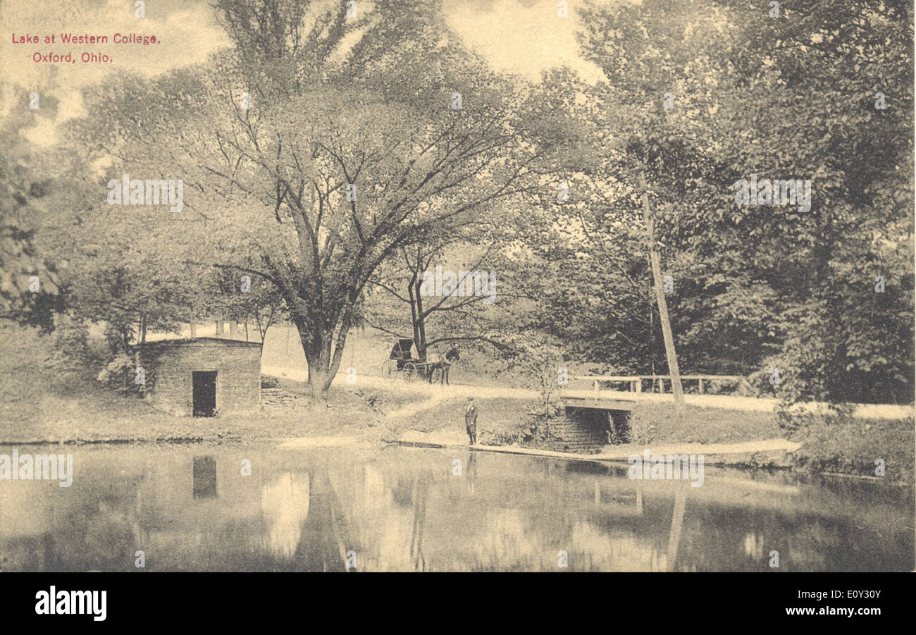 This postcard from the Bowden collection captures the serene beauty of ...