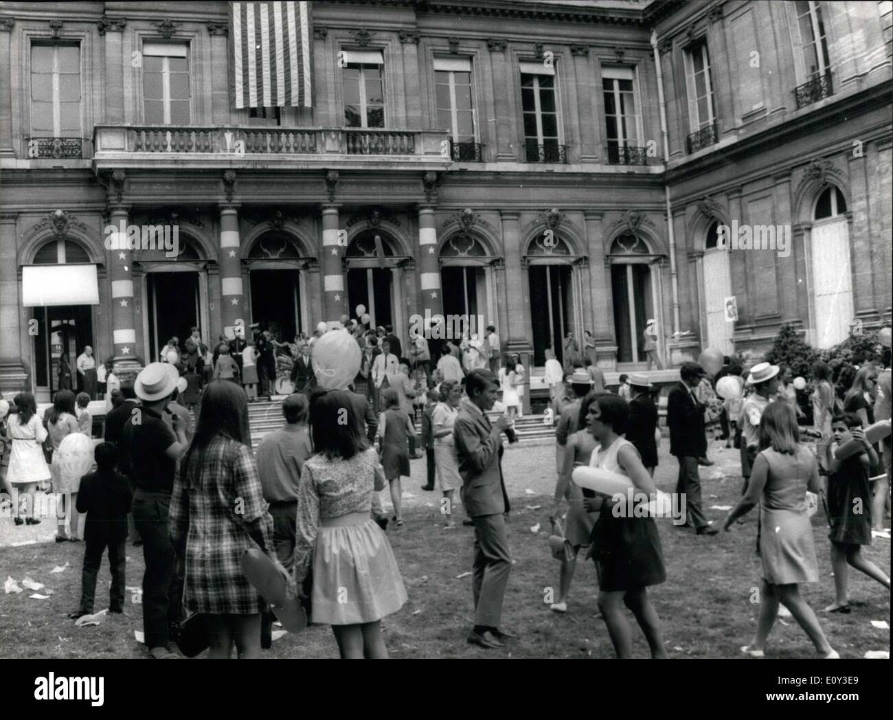 Jul. 04, 1968 - Children Celebrate Independence Day at the US Embassy ...