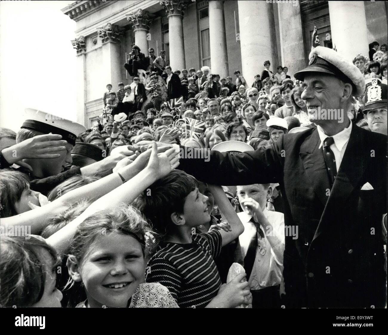 Alec rose home after round the world voyage hi-res stock photography ...