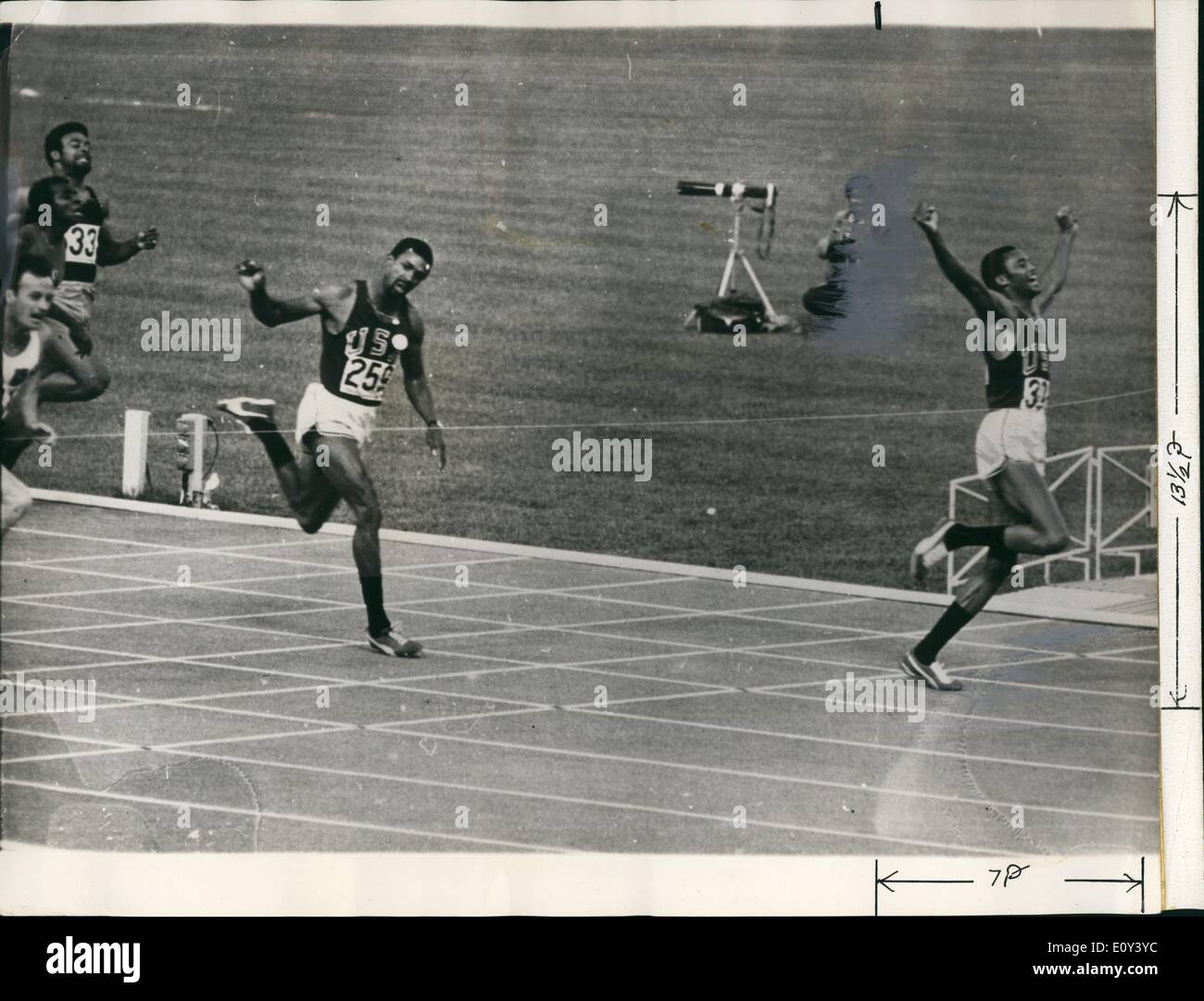 Oct. 10, 1968 - Tommy Smith of America Wins 200 meters Final Photo ...