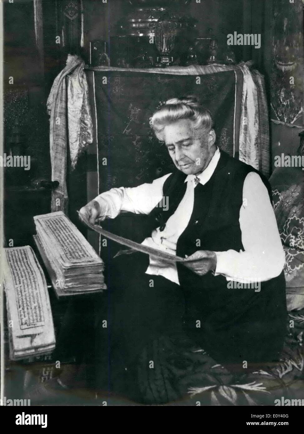 Oct. 10, 1968 - Famous Novelist and Explorer celebrates 100th birthday ...