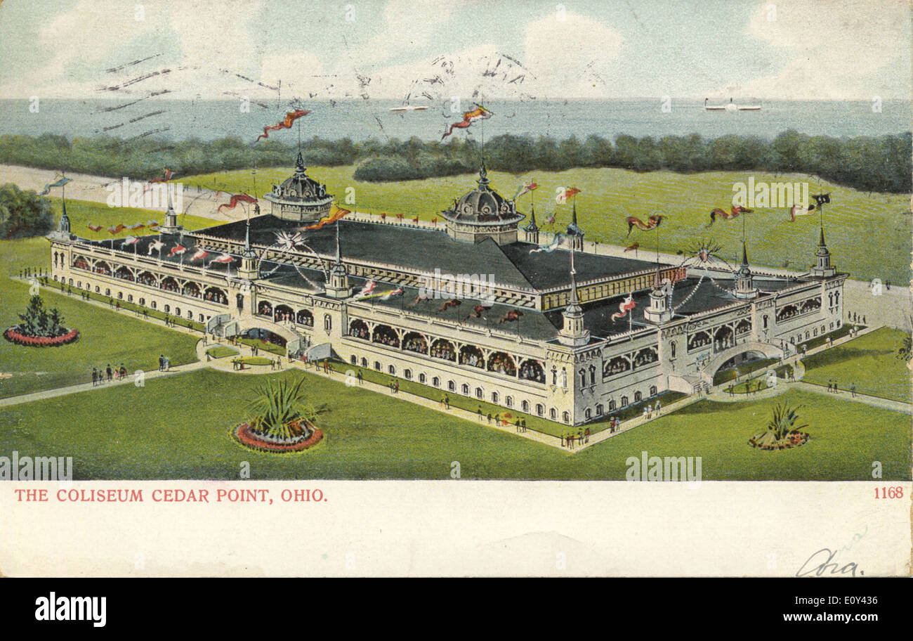 This postcard from the Bowden Collection features the iconic Coliseum ...