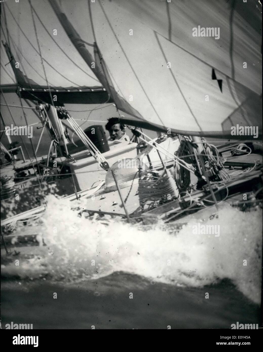 Jul. 07, 1968 - Briton Wins The Single Handed Trans Atlantic Yacht Race ...