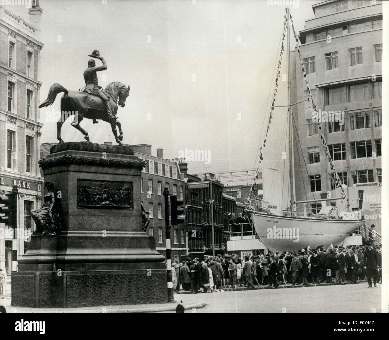 Jul. 12, 1968 - 'LIVELY LADY' GOES ON SHOW. LIVELY LADY, the 36ft ketch ...