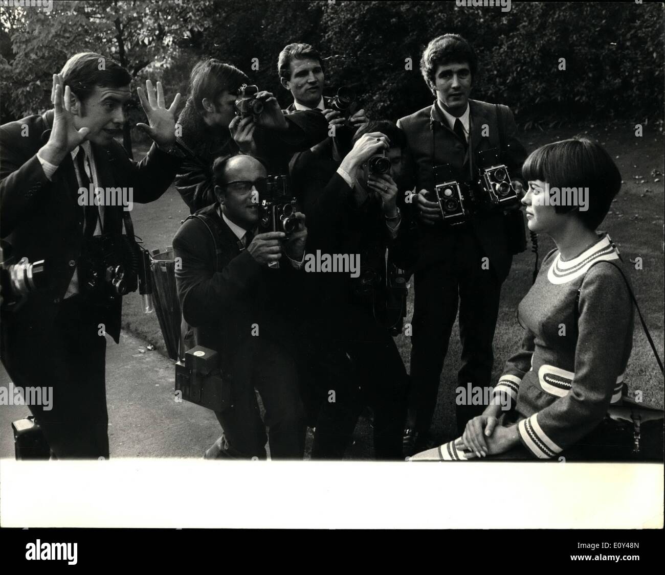 Oct. 10, 1968 - Mireille Mathieu in Cabaret at the Savoy. The Popular ...