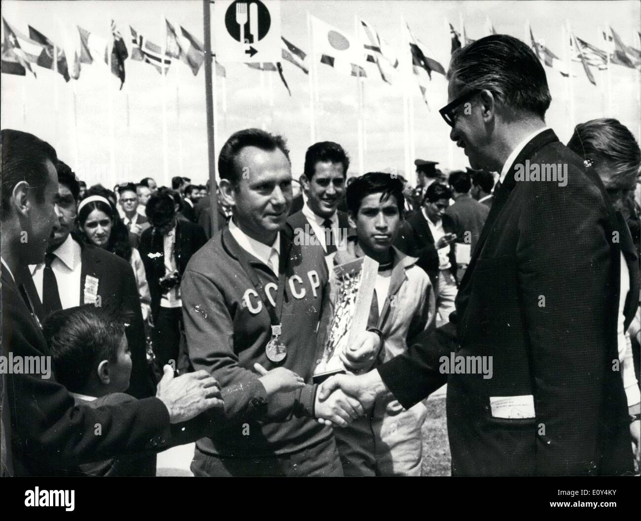 Oct. 20, 1968 - Soviet Shooter, Grigory Kosykh at the Mexico City ...