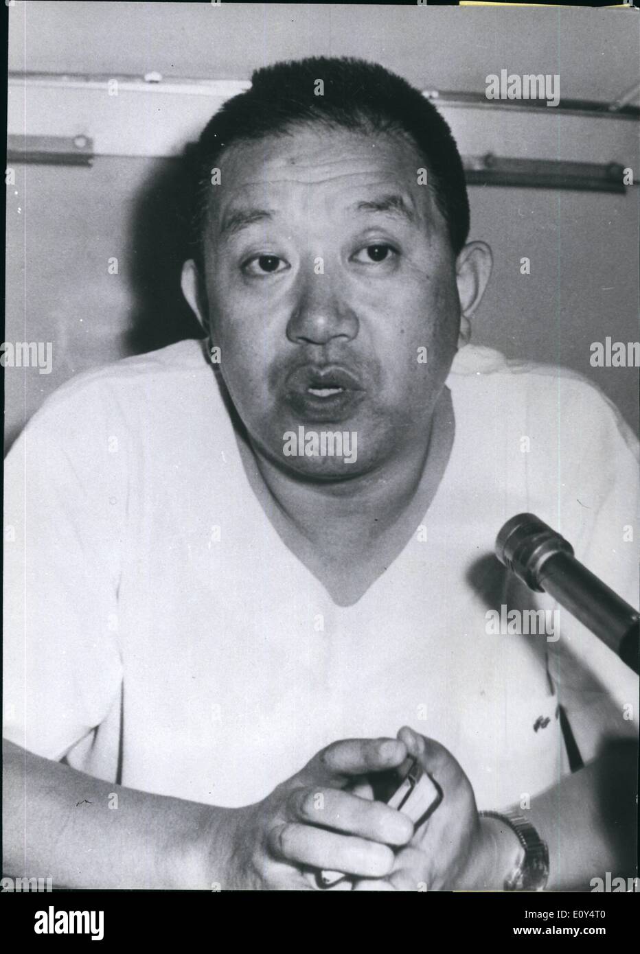 Aug. 08, 1968 - Photo shows Dr. Juro Wada, who led the team of surgeons ...