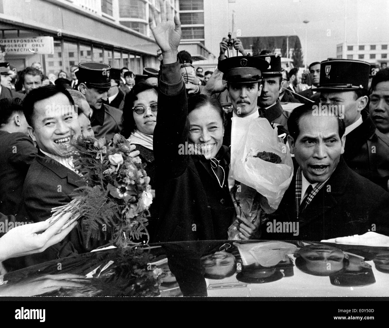 Nov 04, 1968; Paris, France; NGUYEN THI BINH, head of the north ...