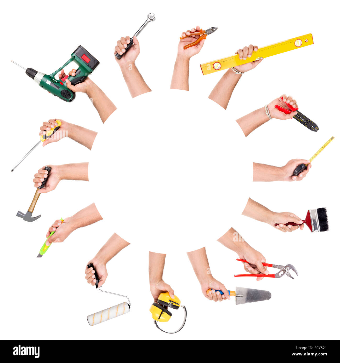 Hands and tools hi-res stock photography and images - Alamy
