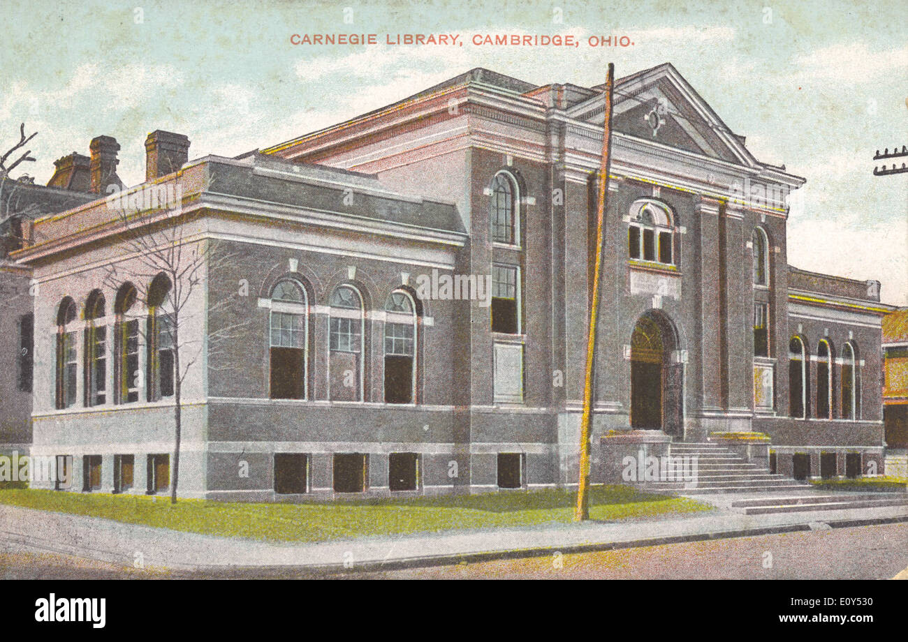 The Carnegie Library in Cambridge, Ohio, is a historic building that ...