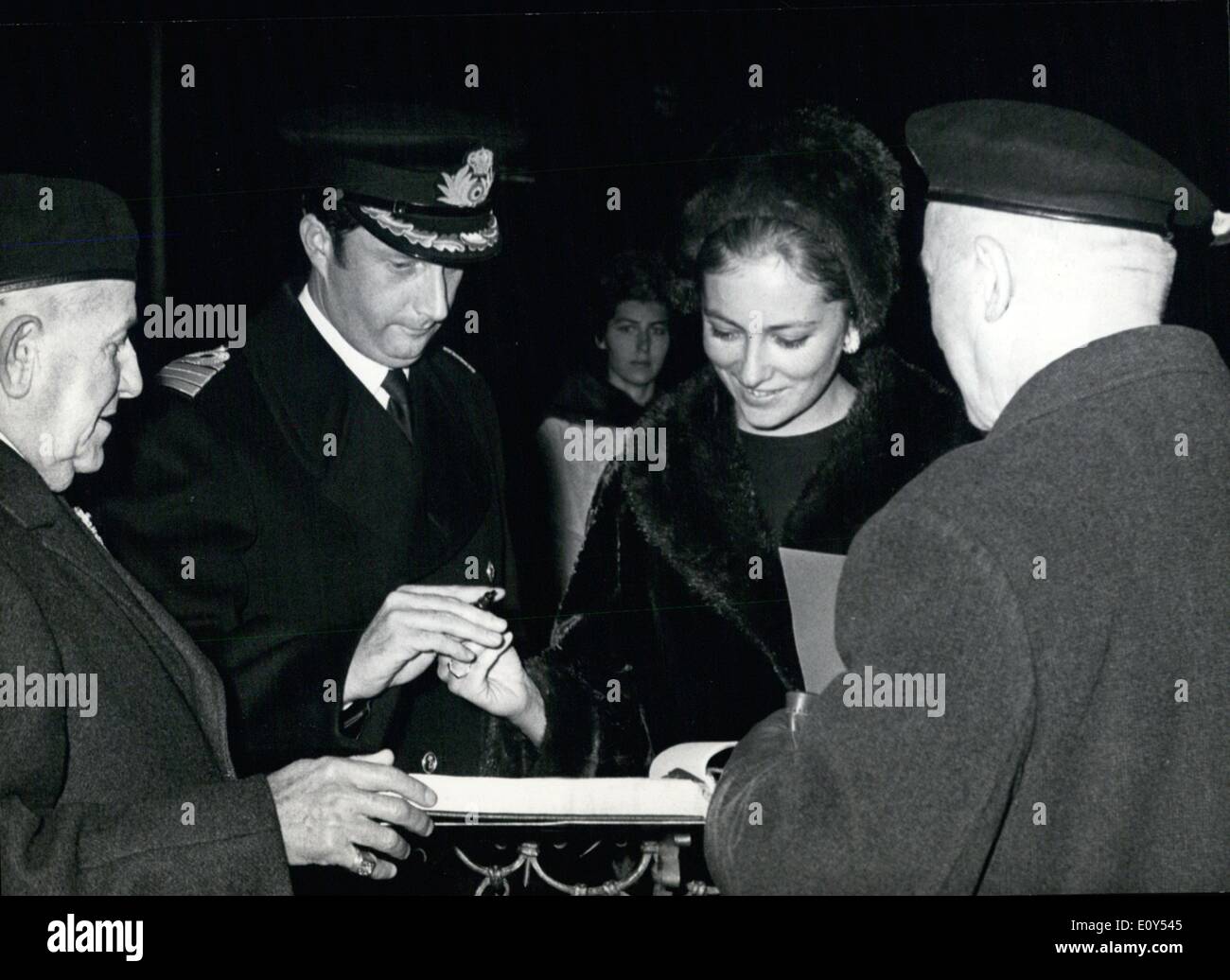 Nov. 11, 1968 - At the Armistice Day Celebration in Belgium, Belgium's ...