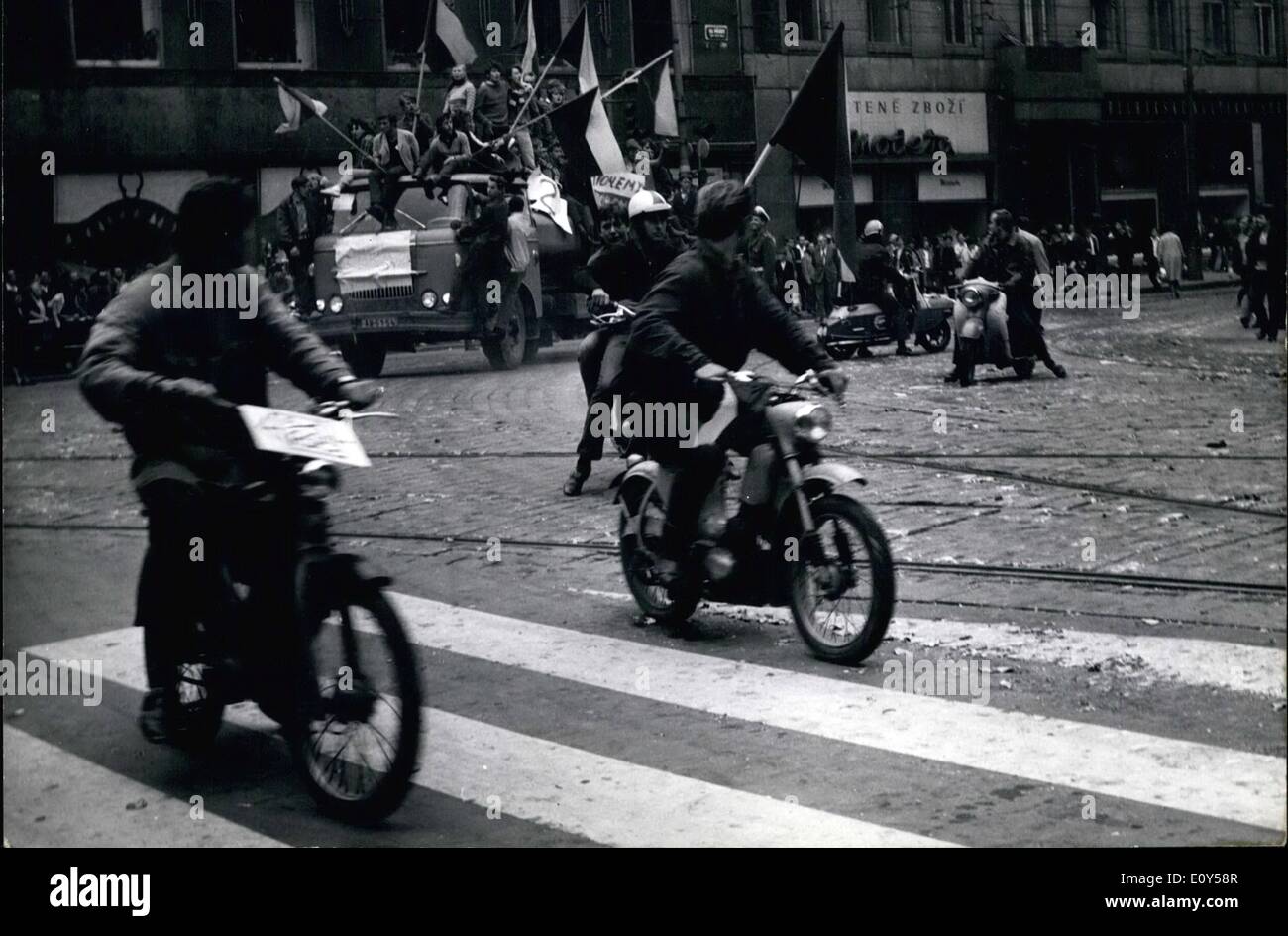 Aug. 08, 1968 - CSSR Occupied by Eastern troops: During the night of ...