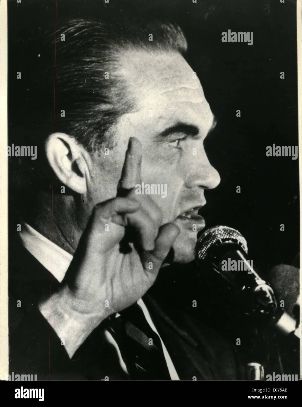 George wallace 1968 hi-res stock photography and images - Alamy