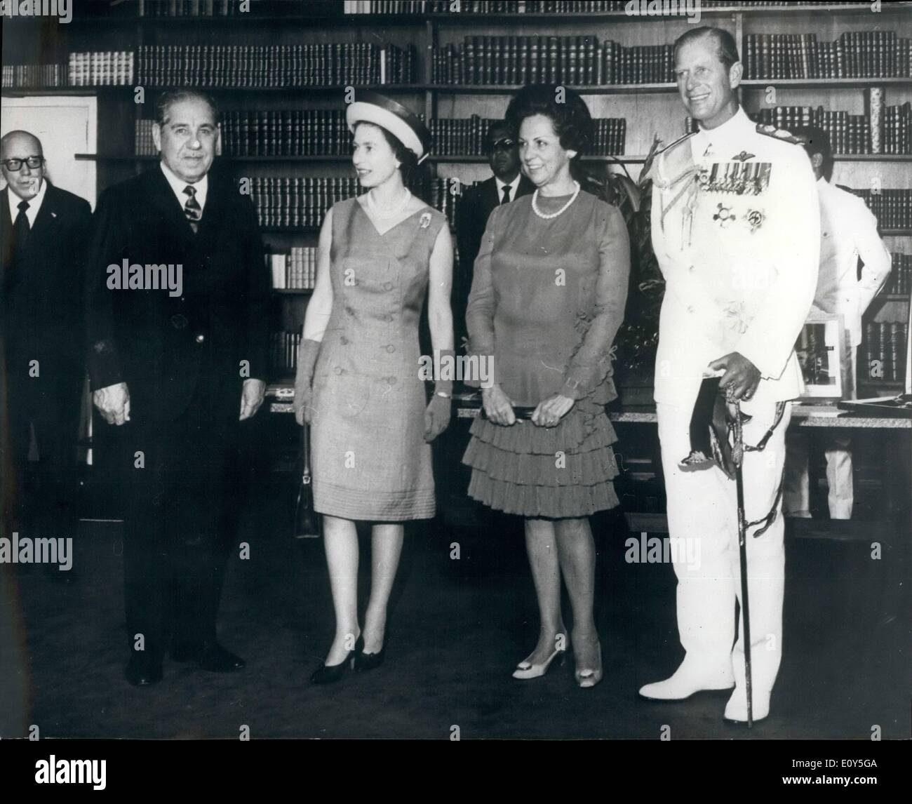 Nov. 11, 1968 - Queen and Prince Philip In Brazil: Picture Shows: H.M ...