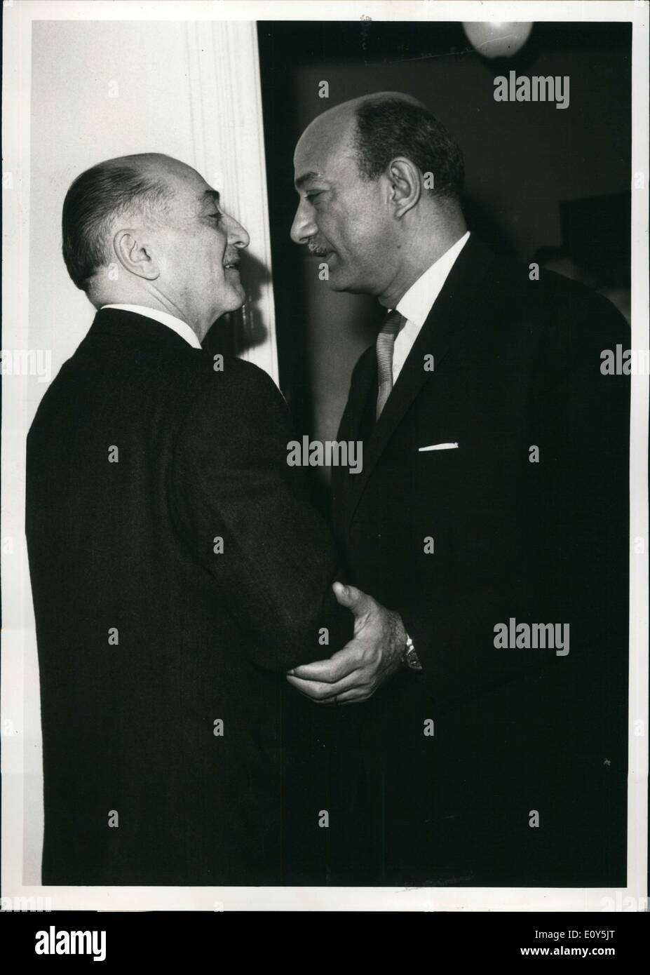 Feb. 21, 1969 - The Prime minister Mr. Bahjat Talhouni of Jordan ...