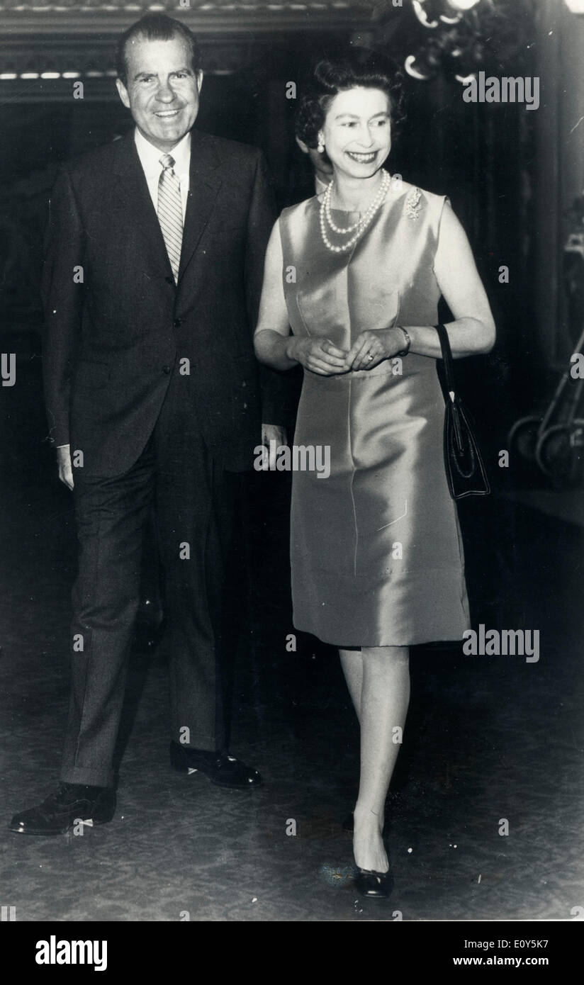 Feb 25, 1969 - London, England, United Kingdom - RICHARD NIXON (January ...