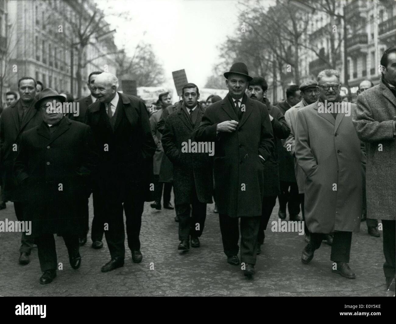 Mar. 02, 1969 - Jacques Duclod, Writer Aragon, M. Waldeck Rochet ...
