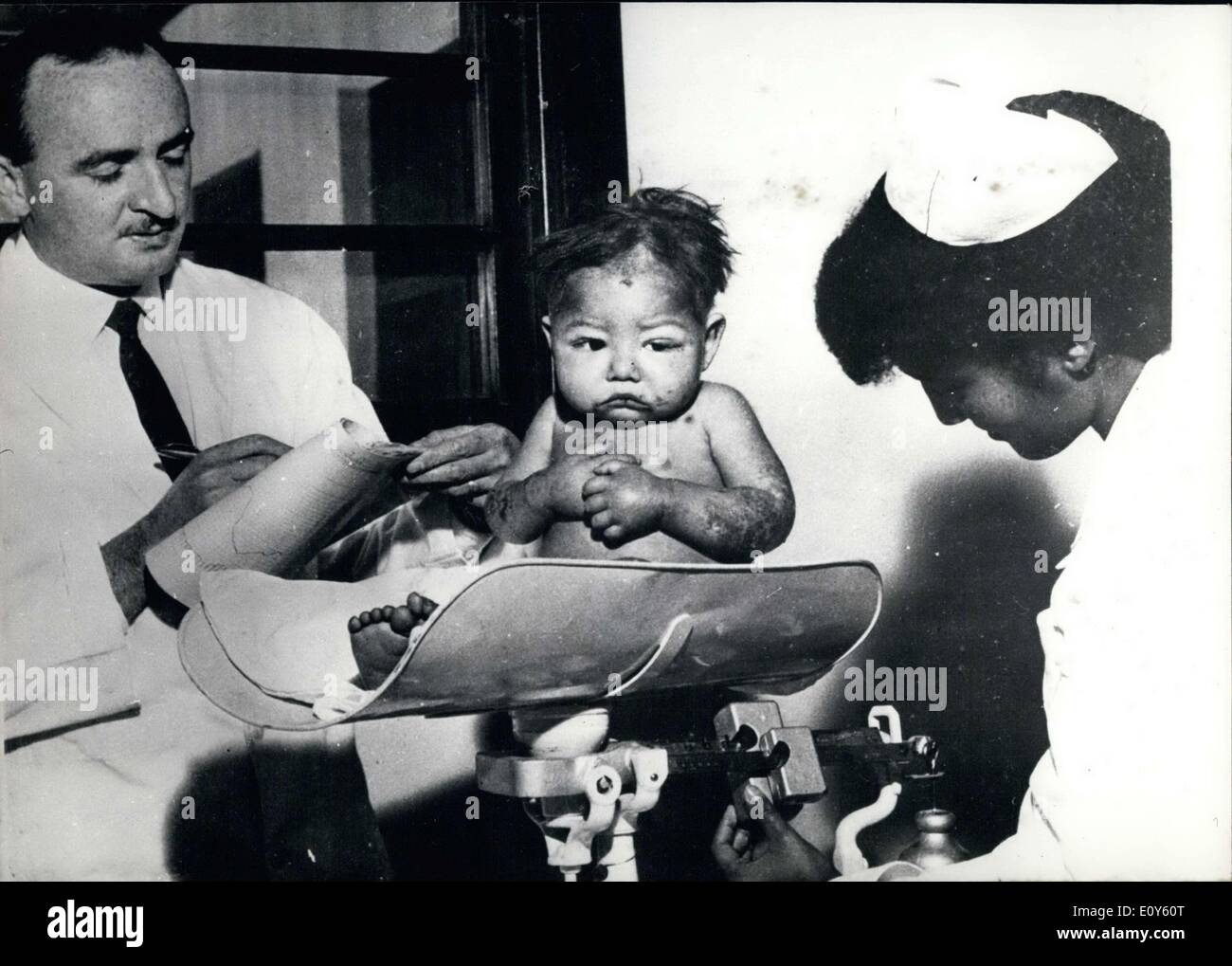 Nov. 28, 1968 - This little tyke from Guatemala is rather intimidated ...
