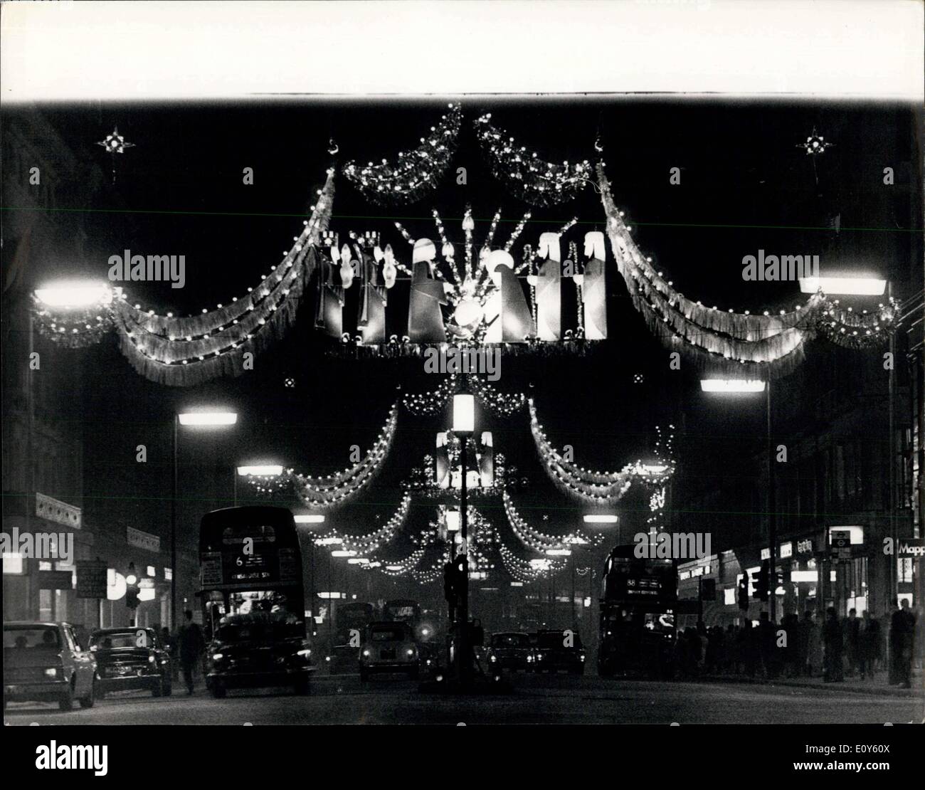 Nov. 29, 1968 - Christmas Lights Switched On In Regent Street. Photo ...