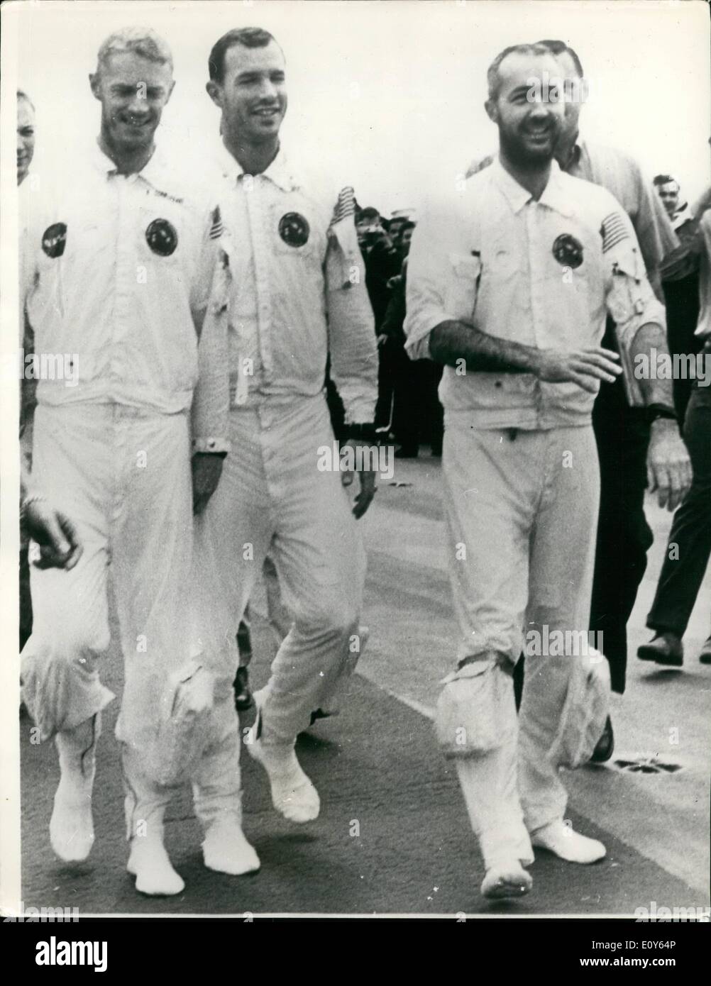 Mar. 03, 1969 - Apollo 9 Spacecraft Splashes Down In Atlantic After 10 ...