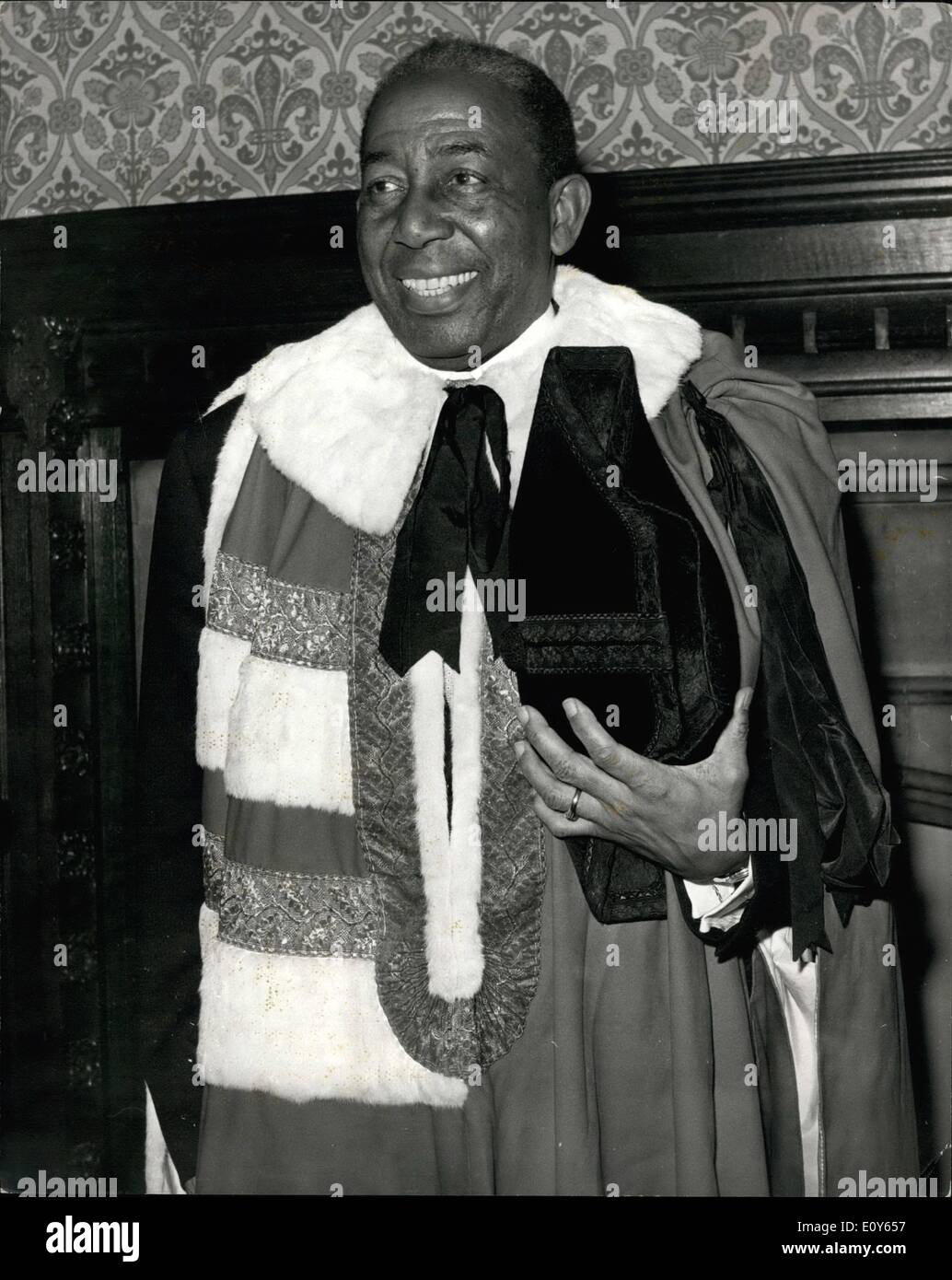 Mar. 03, 1969 - Sir Learie Constantine Takes His Seat In The House Of Lords: Britain's first ...
