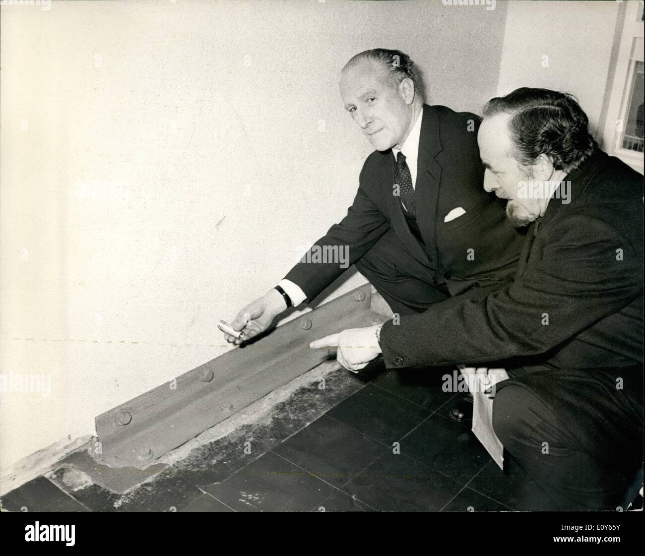 Mar. 03, 1969 - Work to start next month on strengthening flats.: Photo ...