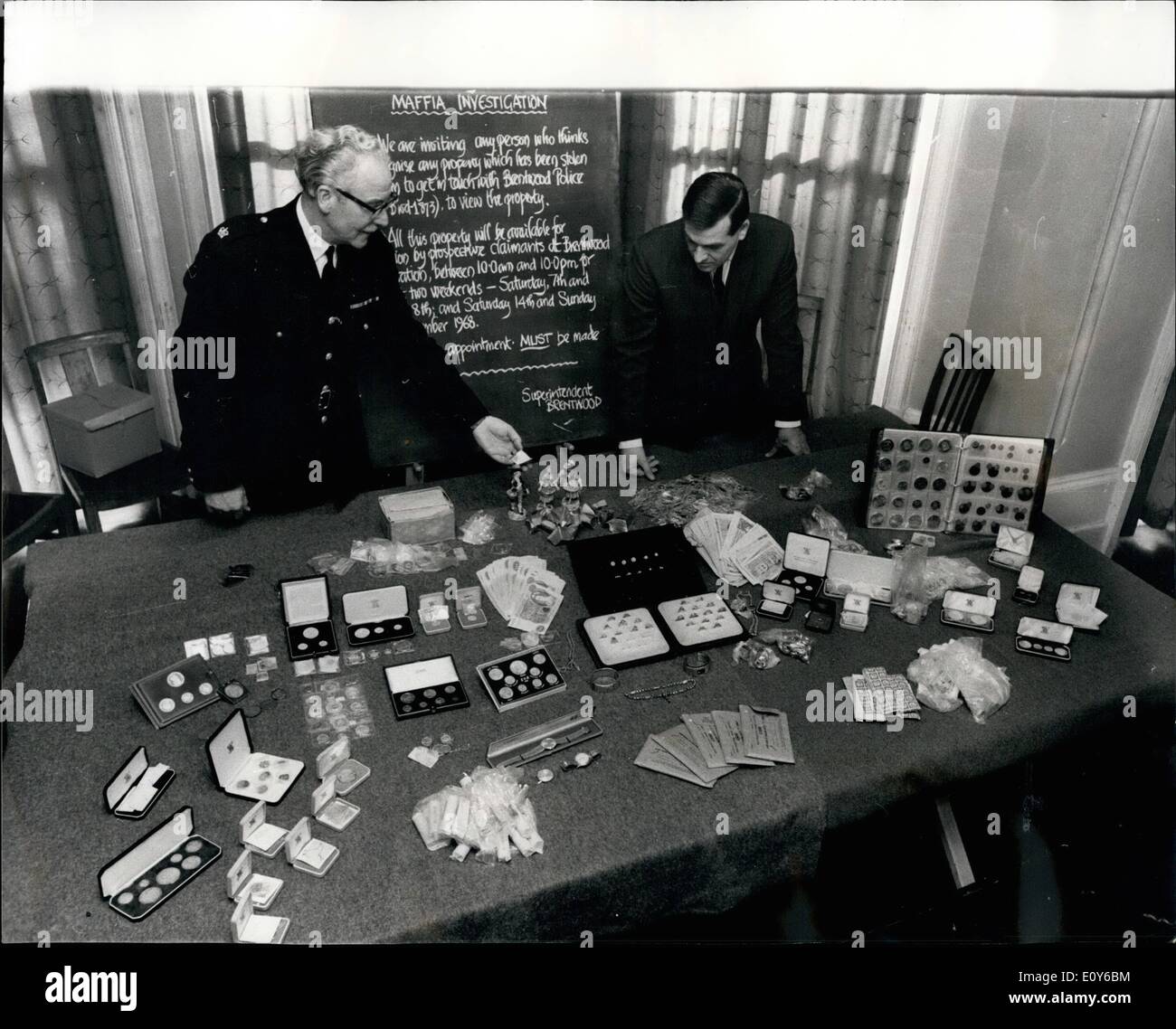 Dec. 12, 1968 - THE ''TREASURE HOARD'' OF ANTHONY MAFFIA ON SHOW. The ...