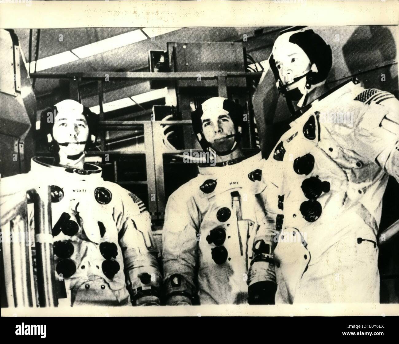 Mar. 03, 1969 - Apollo 9 Crew All Set To Go: The Apollo-9 space flight ...