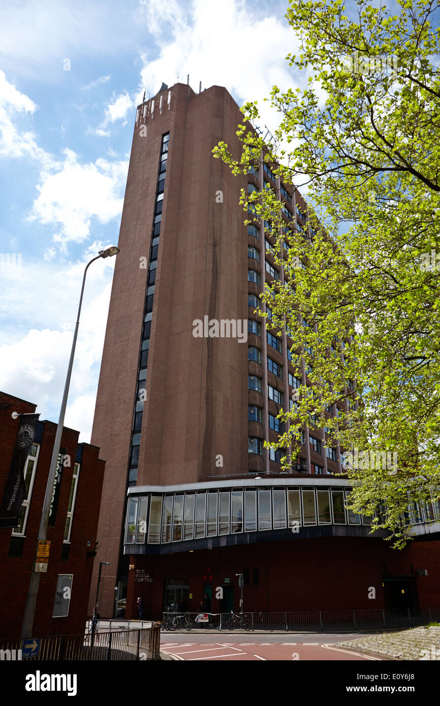 guild centre tower Preston England UK Stock Photo - Alamy