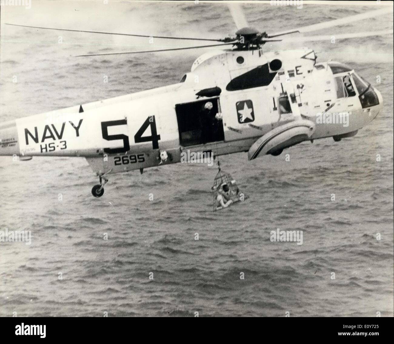 Mar. 18, 1969 - Apollo 9 spacecraft splashes down in Atlantic after 10 ...