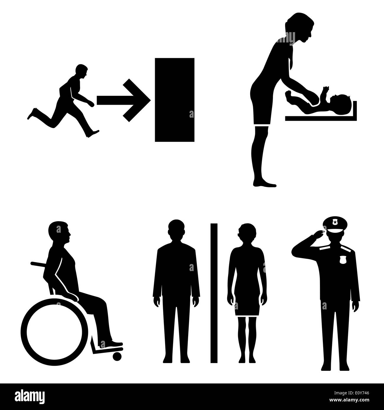 Room service man icon Cut Out Stock Images & Pictures - Alamy