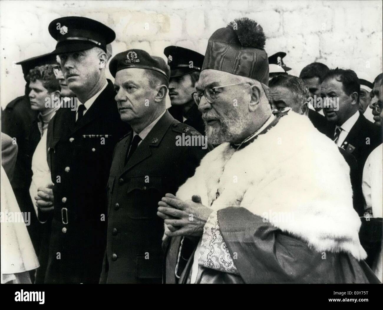 Dec. 27, 1968 - Father Alberto Gori, Governor of Bethlehem Eshed, and ...