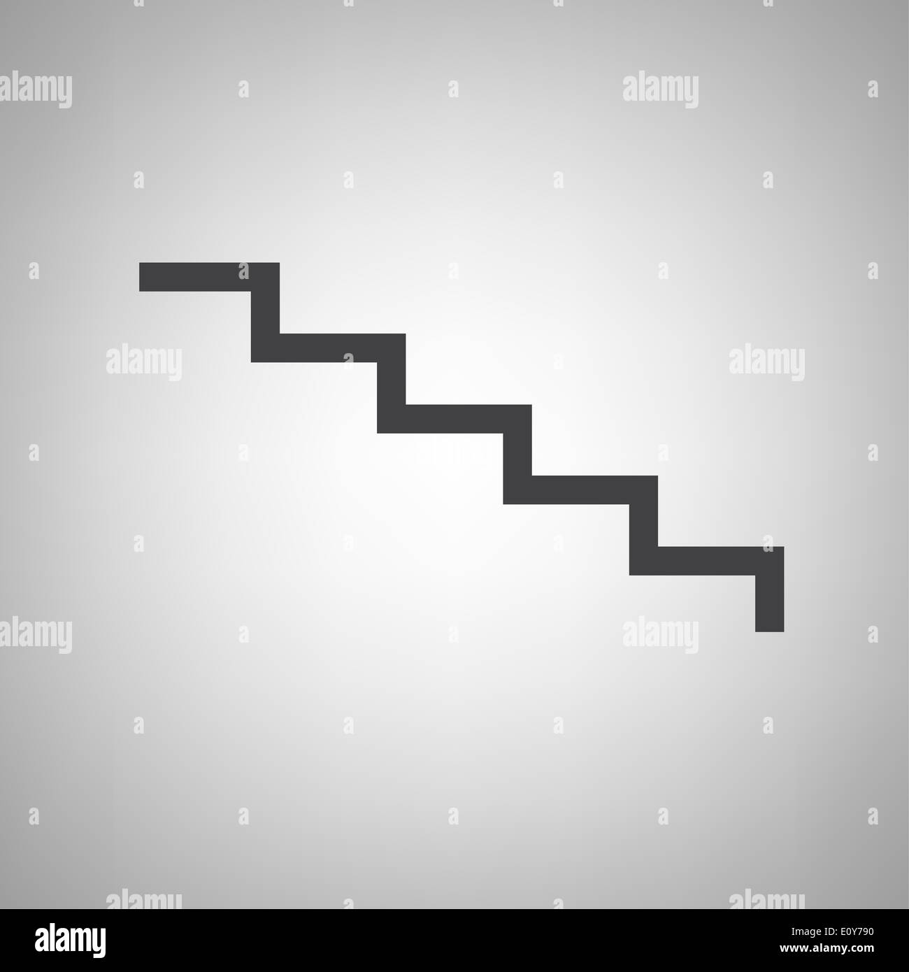 Staircase vector icon hi-res stock photography and images - Alamy
