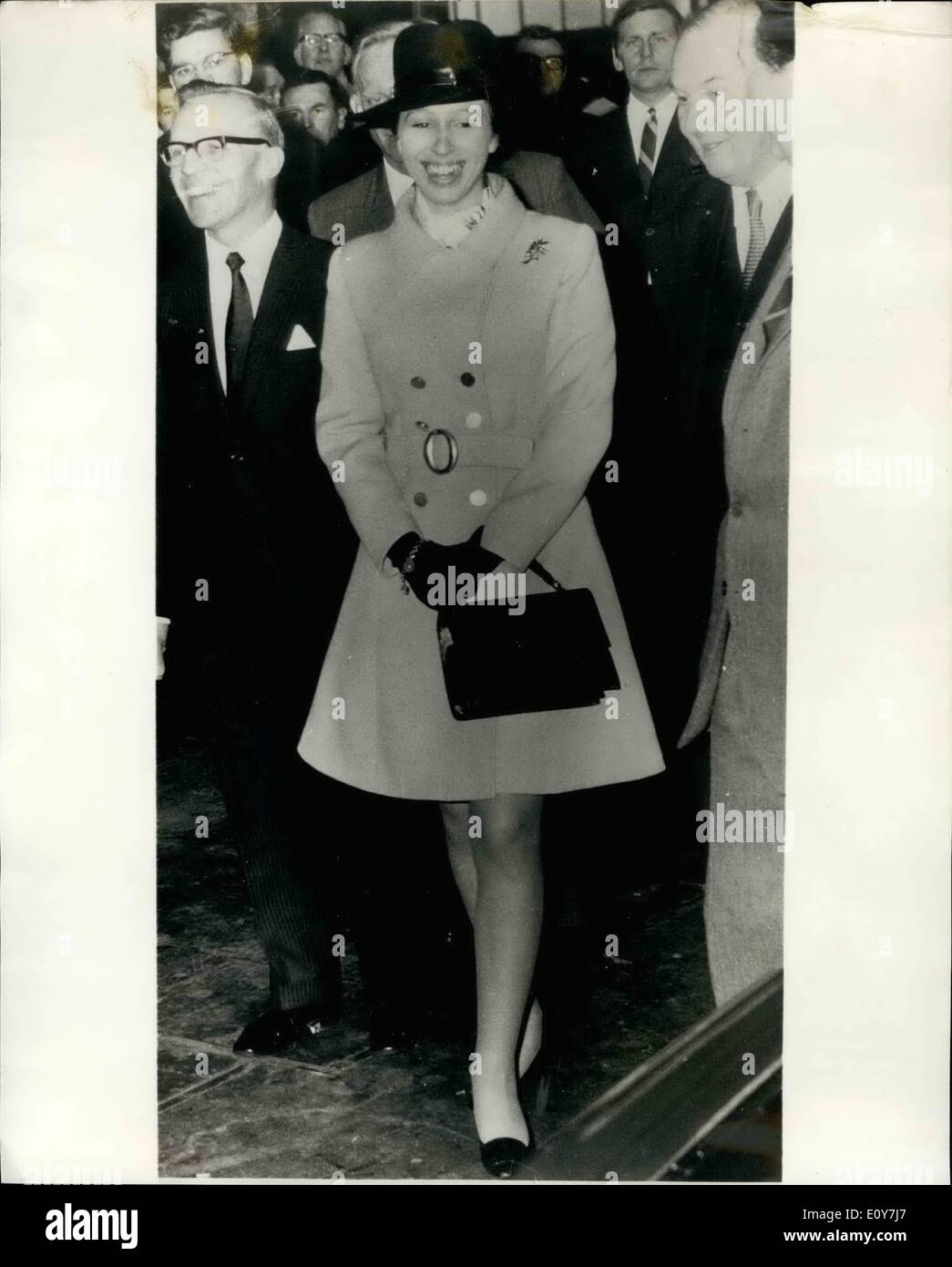 Apr. 04, 1969 - Princess Anne Visits the Rover Car Works Princess Anne ...