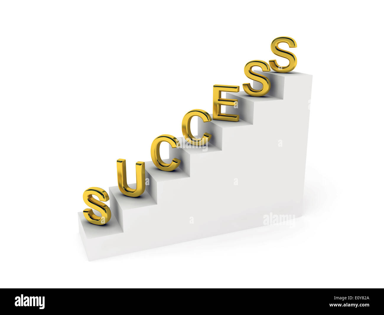 Stair success Cut Out Stock Images & Pictures - Alamy
