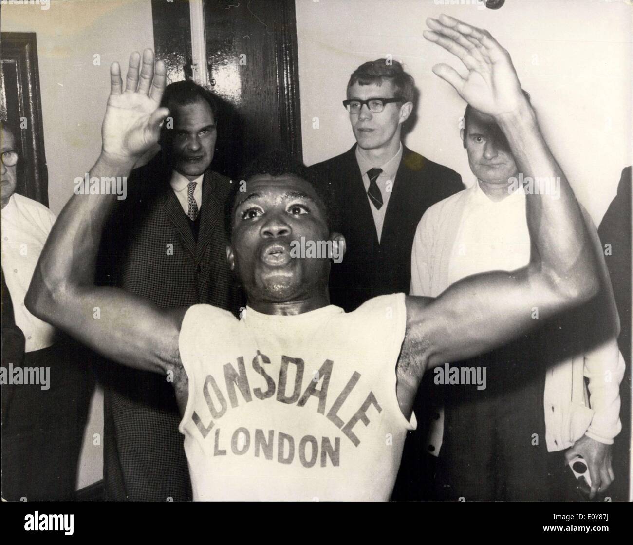 Jan. 16, 1969 - Jose Legra Trains For Famechon Fight - Photo Shows ...