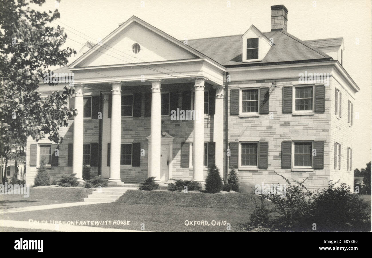 Delta upsilon fraternity hi-res stock photography and images - Alamy