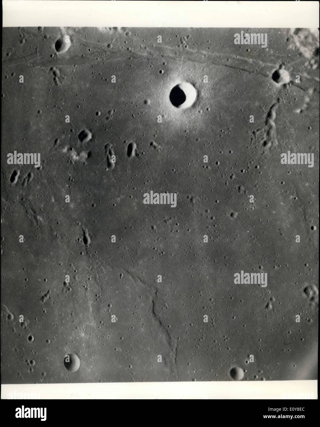 May 05, 1969 - The moon's terrain as seen by the Apollo 10 Astronauts ...
