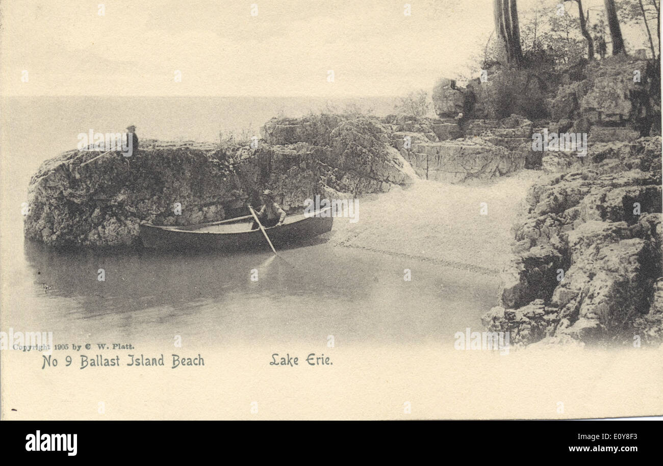 This postcard from the Bowden collection features a serene scene of ...