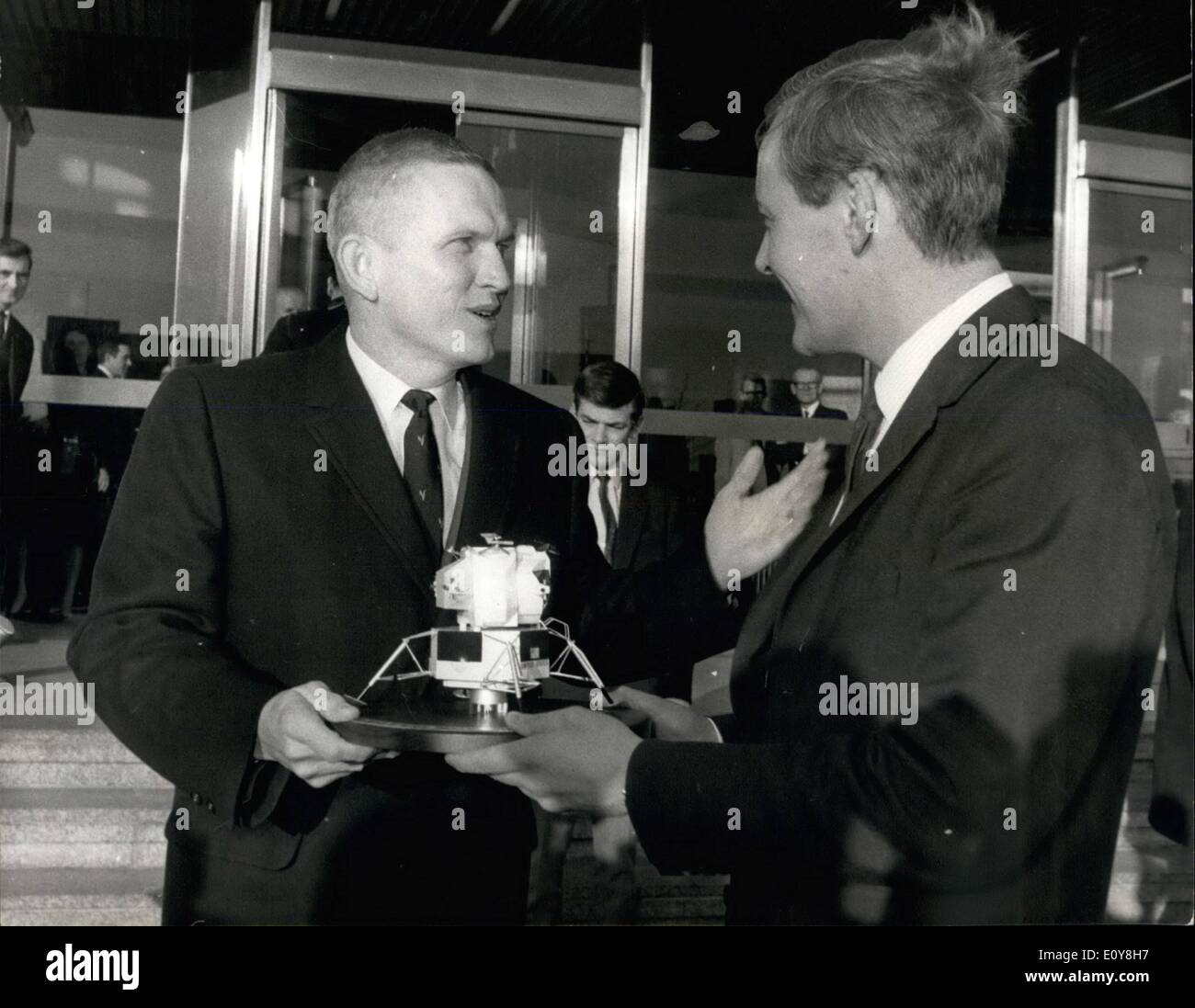 Feb. 02, 1969 - Col. Frank Borman visits Ministry of technology.: Col ...