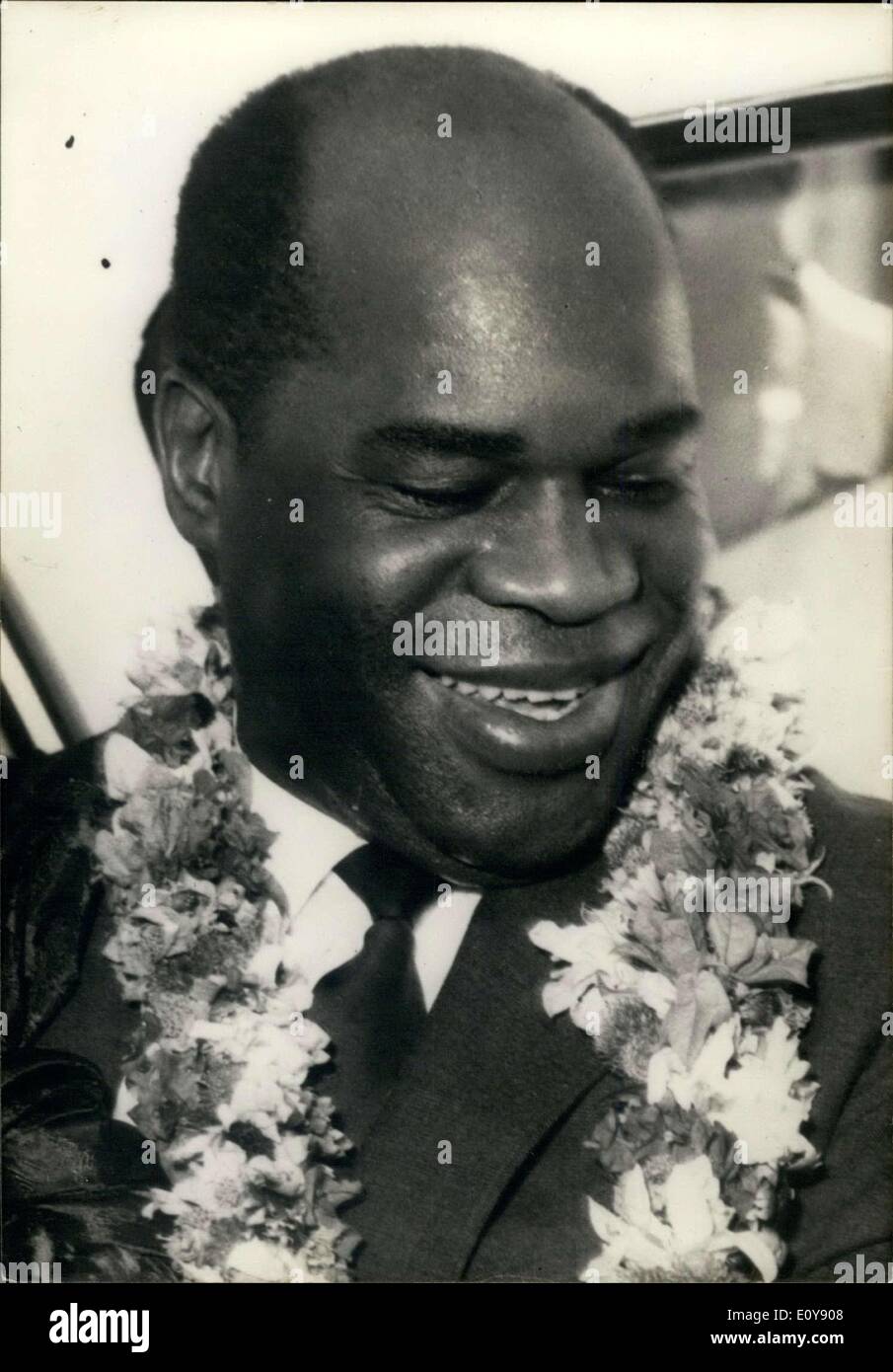 Feb. 04, 1969 - Mr Eduardo Mondlane,President of Mozambique Stock Photo ...