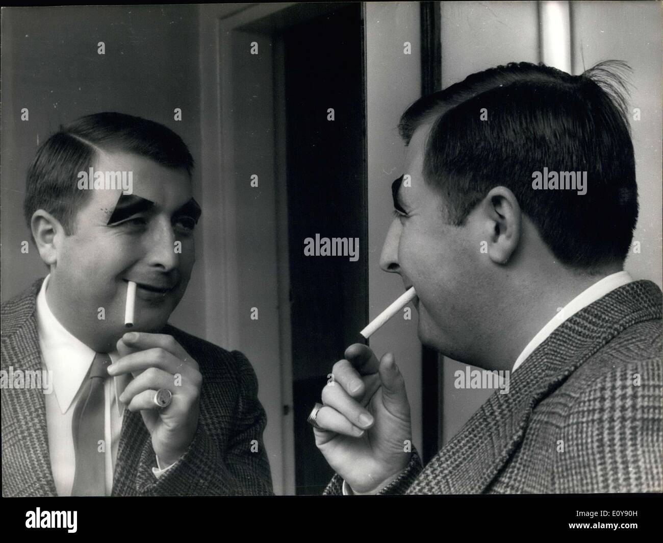 May 21, 1969 - Henri Tisot Getting into Character Stock Photo - Alamy