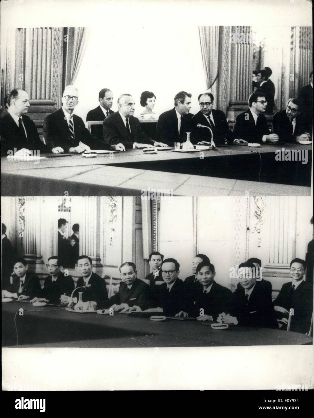 May 05, 1969 - Peace talks open in Paris.: The first full-scale peace ...