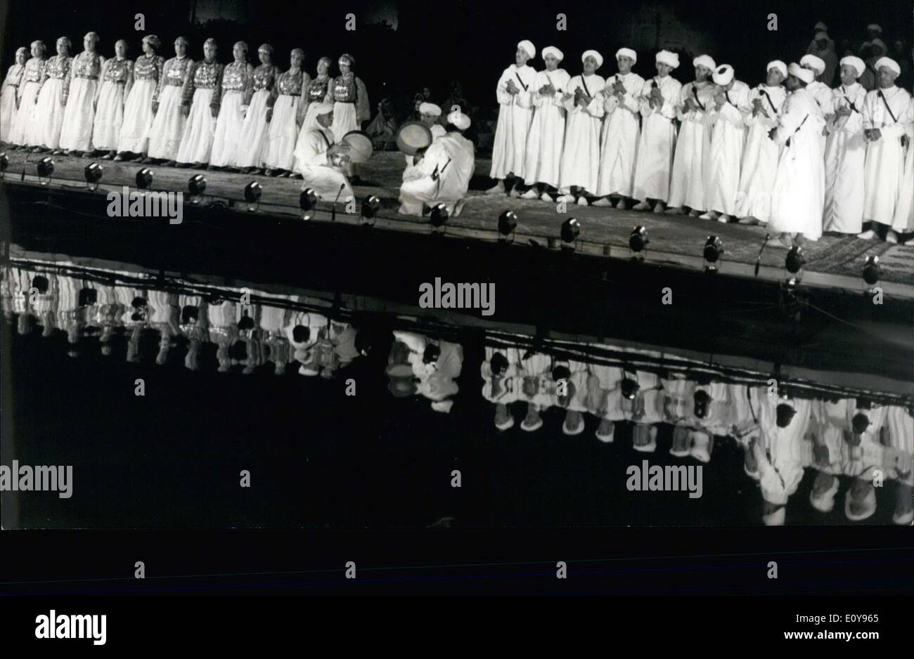 May 16, 1969 - Muslim Dancers in Marrakech at the ''Miss Europe ...