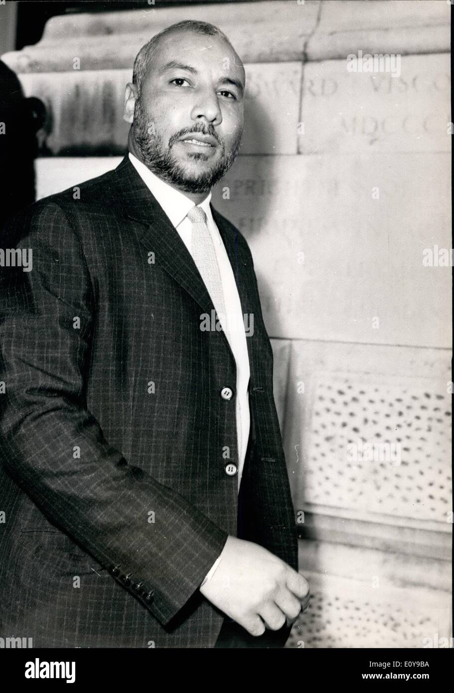 Sep. 02, 1969 - September 2nd 1969 King Idris envoy in London. Omar el ...