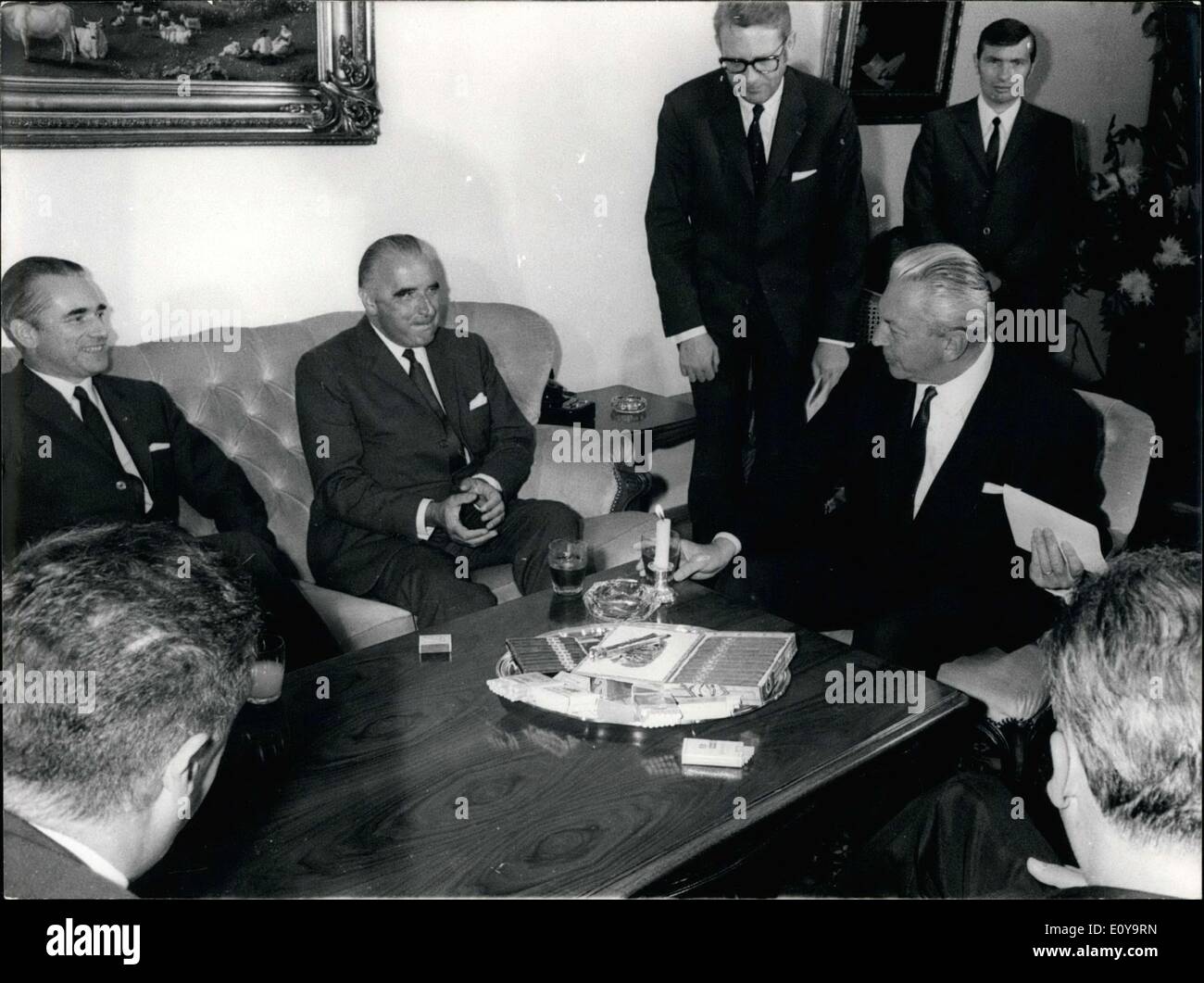 Sep. 09, 1969 - On his first official visit to Bonn, Pompidou was ...