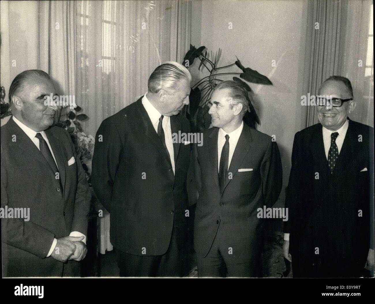 Sep. 09, 1969 - President Pompidou made his first official visit to ...