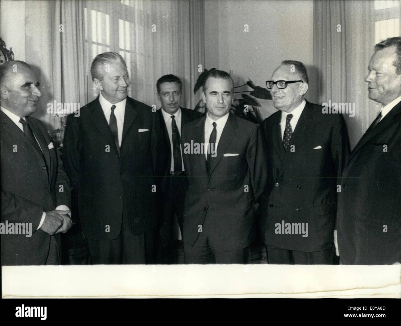 Sep. 09, 1969 - President Georges Pompidou made his first official ...